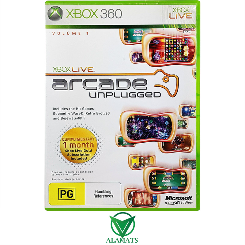 Xbox Live Arcade Unplugged Xbox 360 [GR] PAL Compilation 882224260763 ...